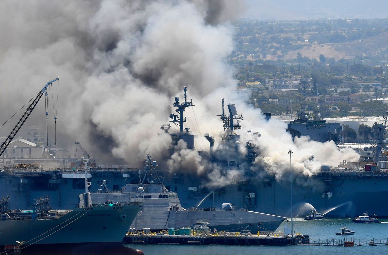 Navy probe finds major failures in fire that destroyed ship