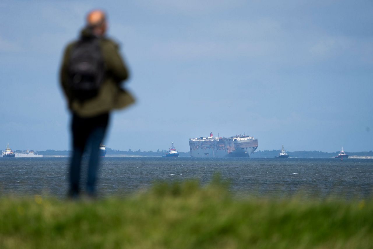 A car-carrying ship that burned for a week on the North Sea will be ...