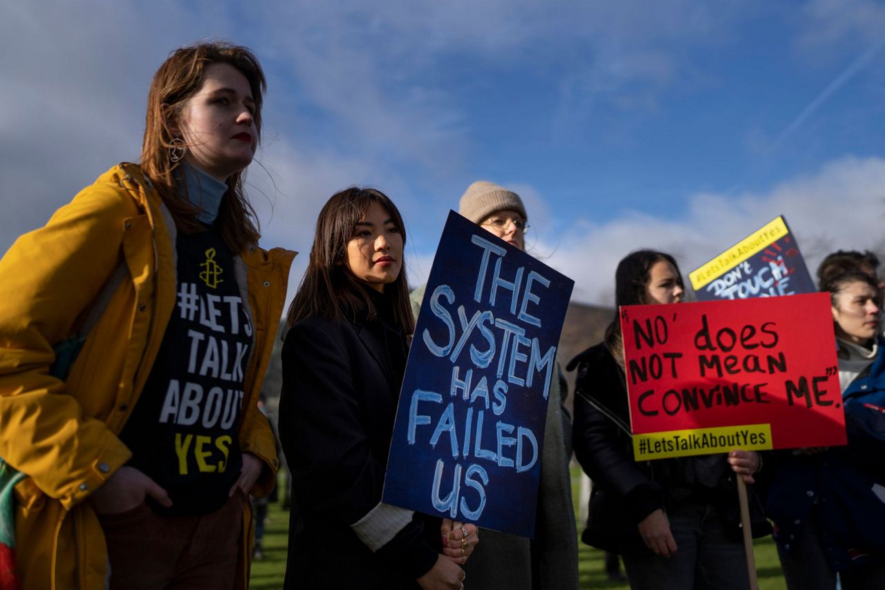 #MeToo protest in Amsterdam after allegations at TV show