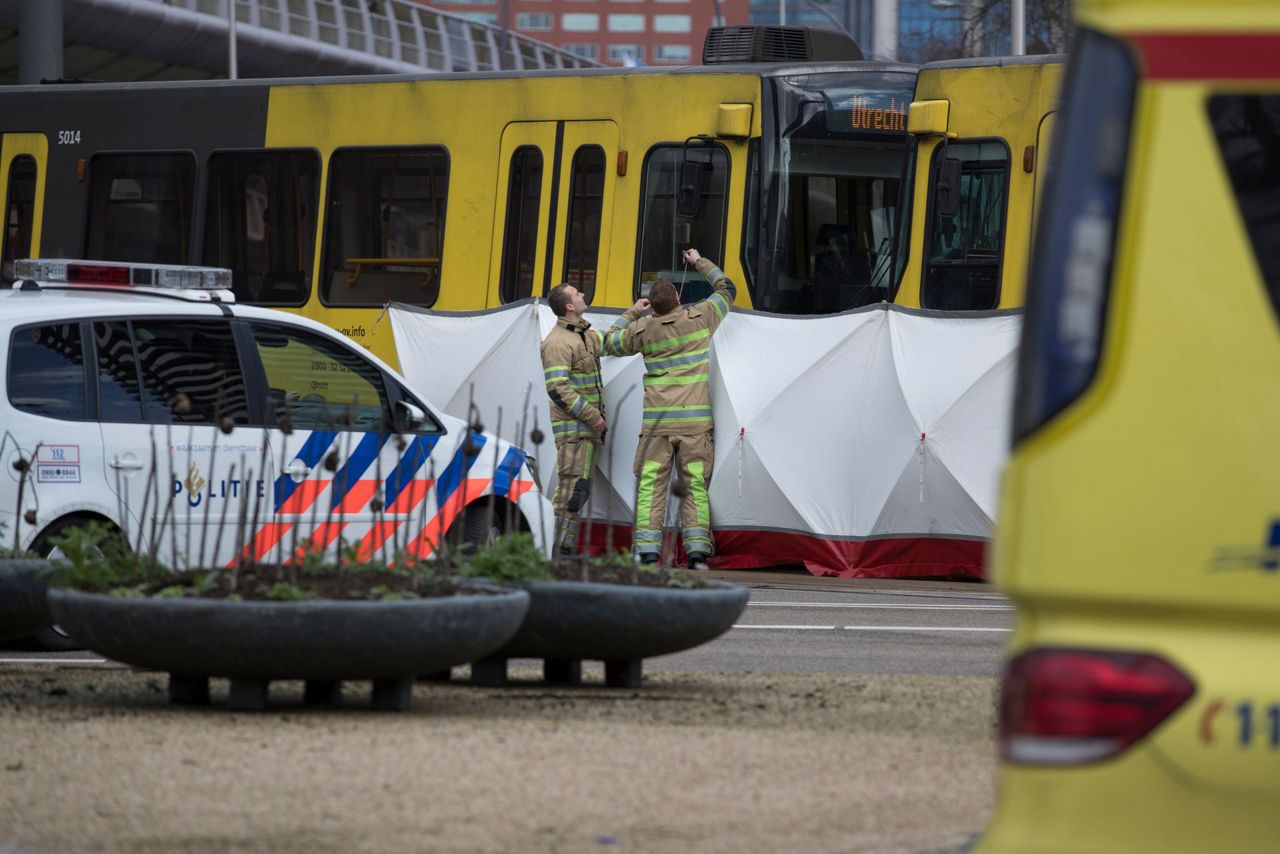 The Latest: Dutch police considering terrorism in shooting