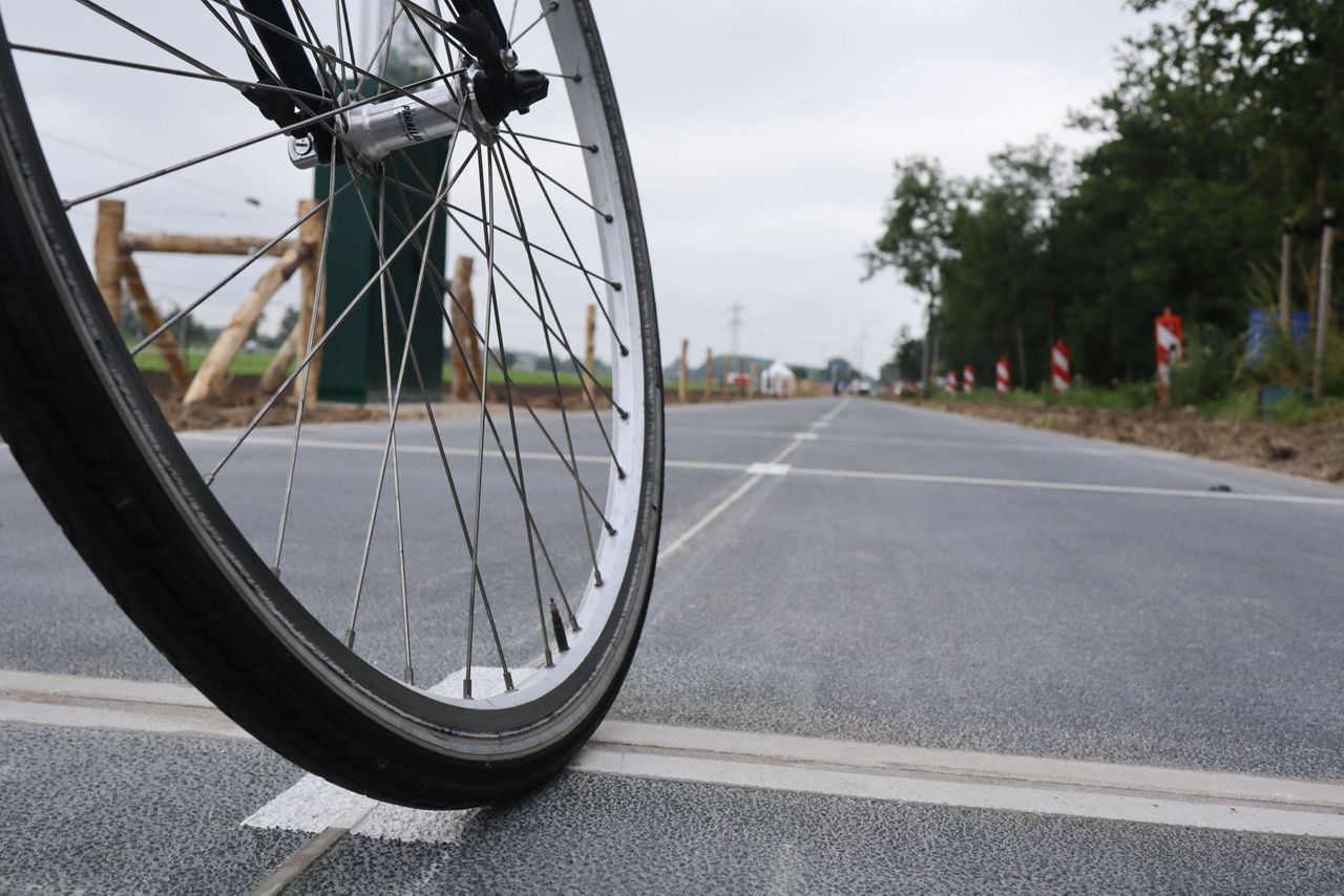 Road to future: Dutch province unveils solar bicycle path