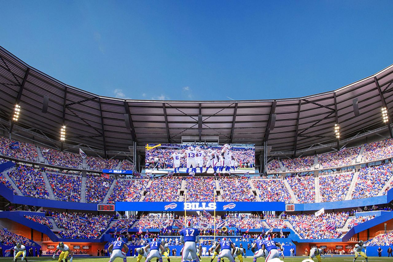 Sass trades goal crease to oversee Bills new stadium project