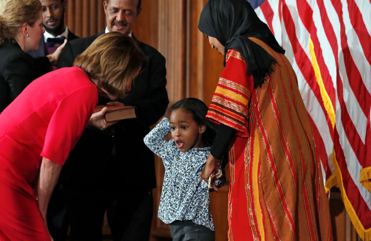 Dab! Kids were the stars on Day 1 of the new Congress