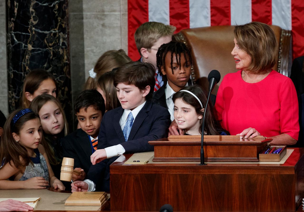 Dab! Kids were the stars on Day 1 of the new Congress