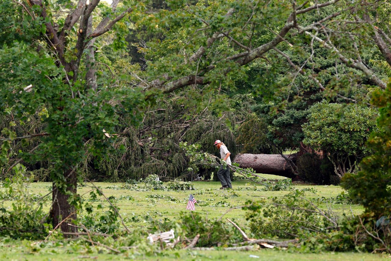 Tornado spotted in Rhode Island as thunderstorms move through New England