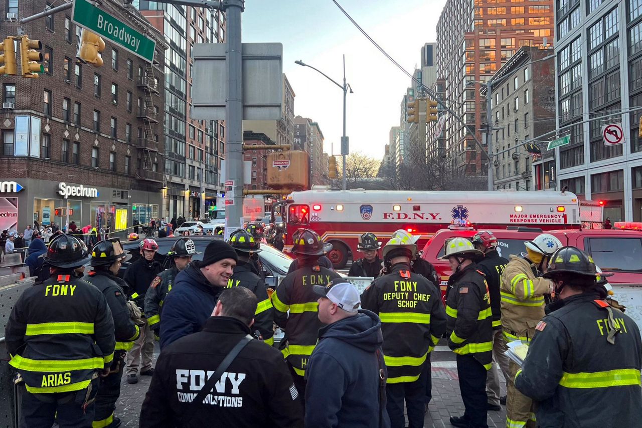 New York City subway train derails in collision with another train ...