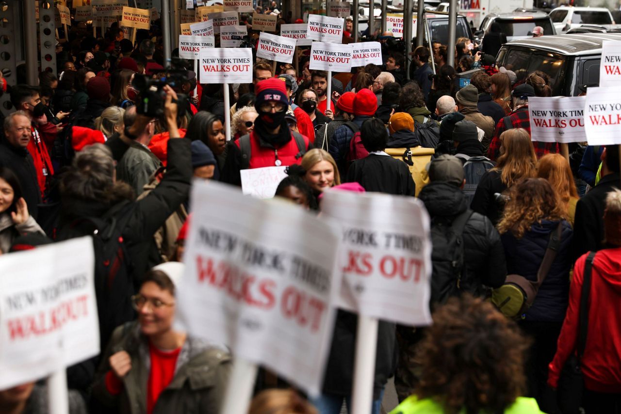 New York Times braces for 24-hour newsroom strike