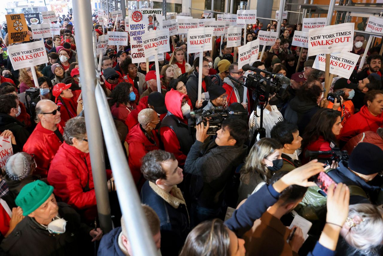 New York Times braces for 24-hour newsroom strike