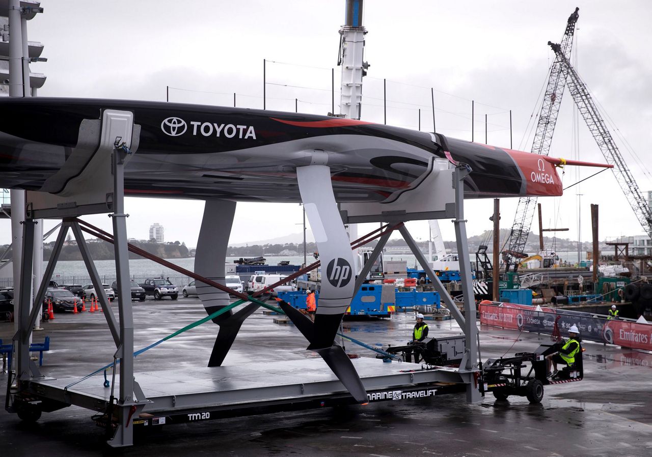 Team New Zealand reveals 1st foiling mono-hull