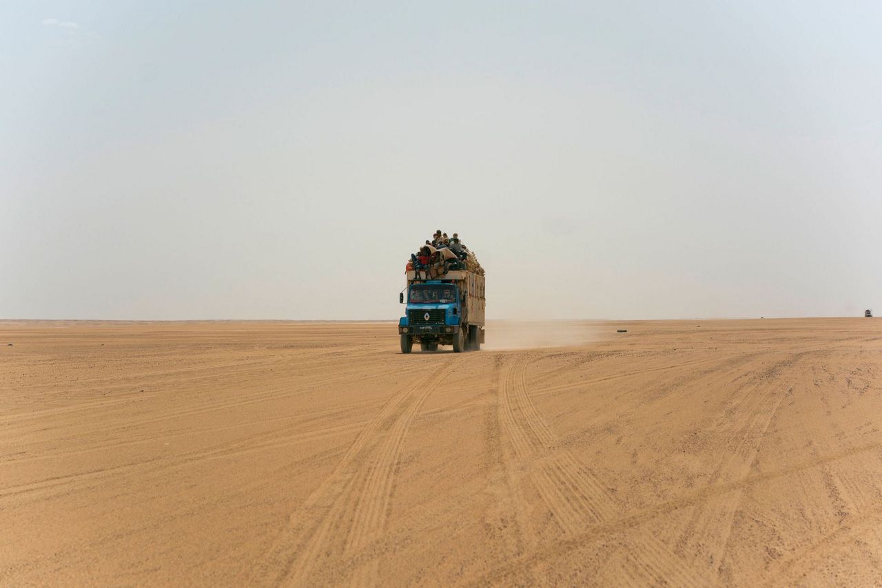 AP PHOTOS: Traveling off the map on the Trans-Sahara highway