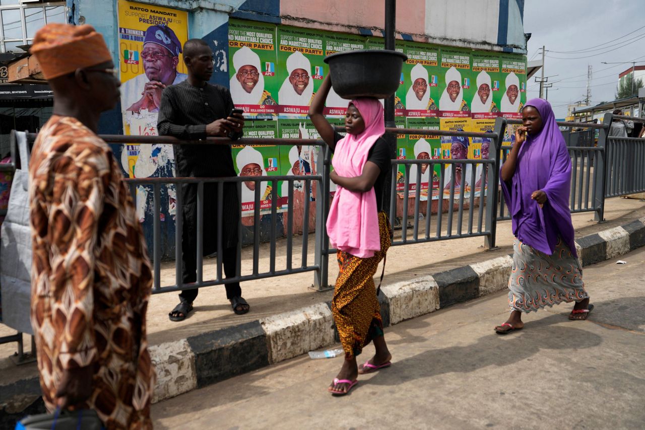 3 parties claim early leads in Nigeria's presidential vote