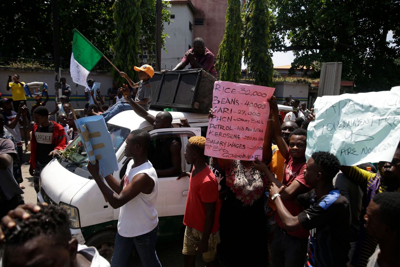 Nigeria puts curfew in Lagos against anti-police protests