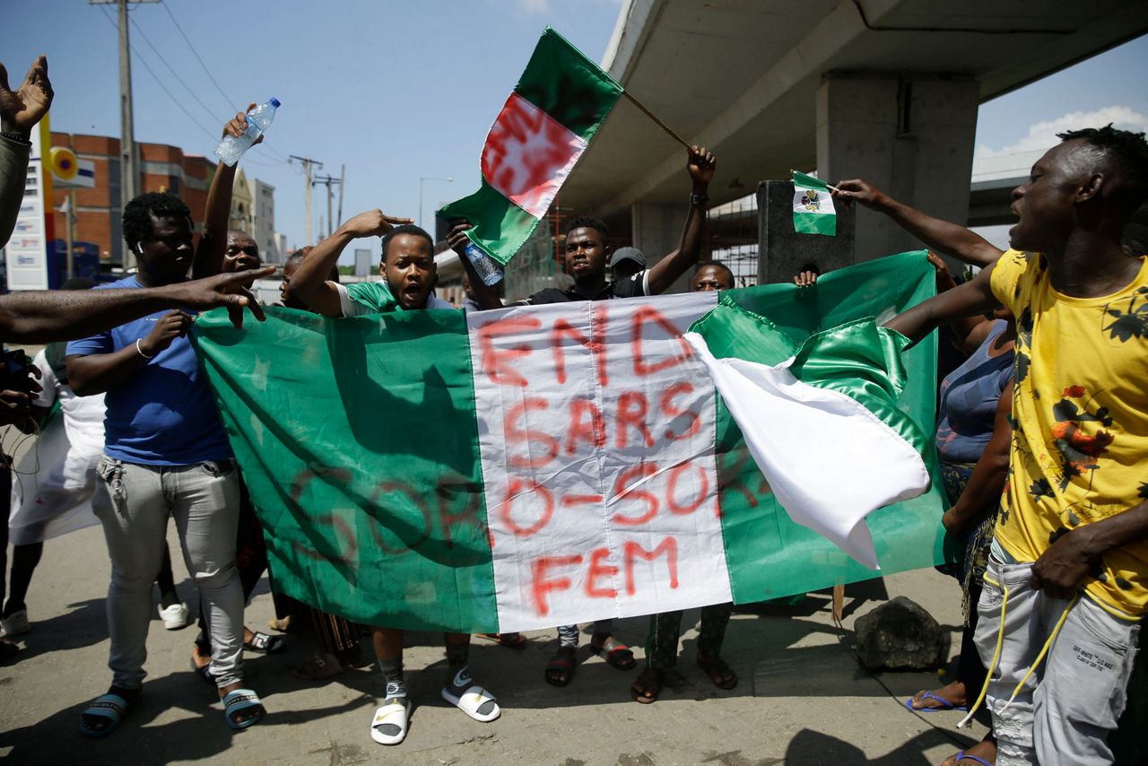 Nigeria puts curfew in Lagos against anti-police protests