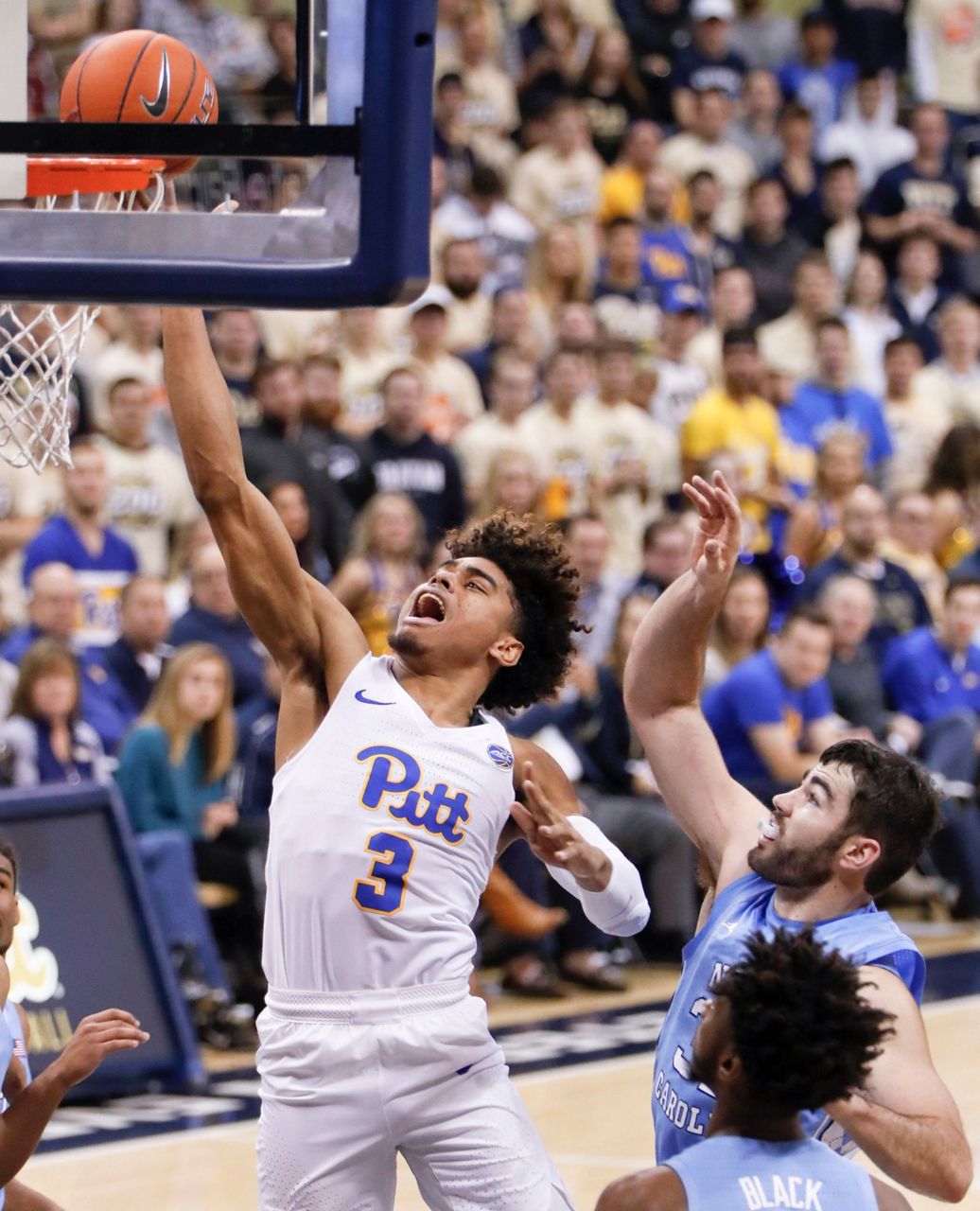 Cam Johnson scores 15 points, No. 15 UNC tops Pitt 85-60