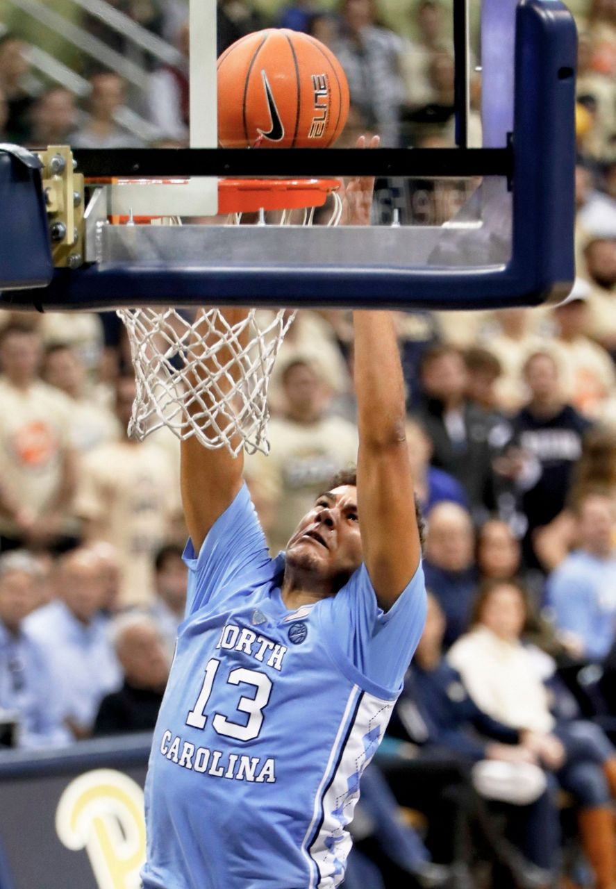 Cam Johnson scores 15 points, No. 15 UNC tops Pitt 85-60