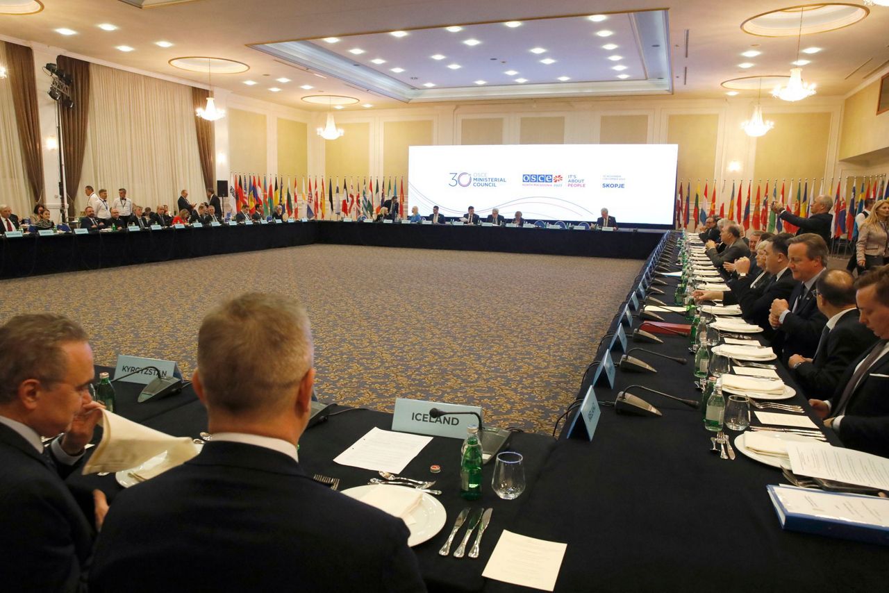 Top diplomats meet in North Macedonia for OSCE but some boycott Lavrov ...