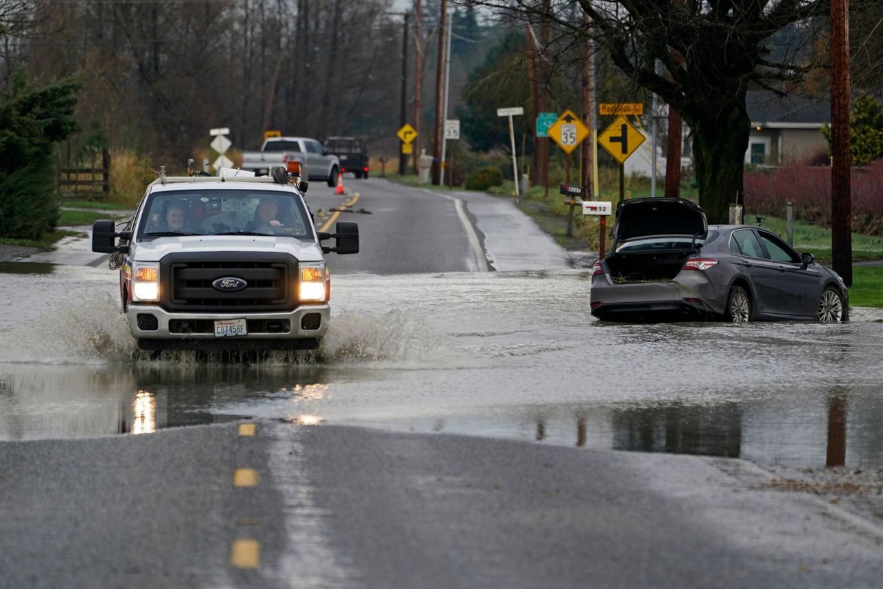Flooding in Washington state not as severe as earlier storm