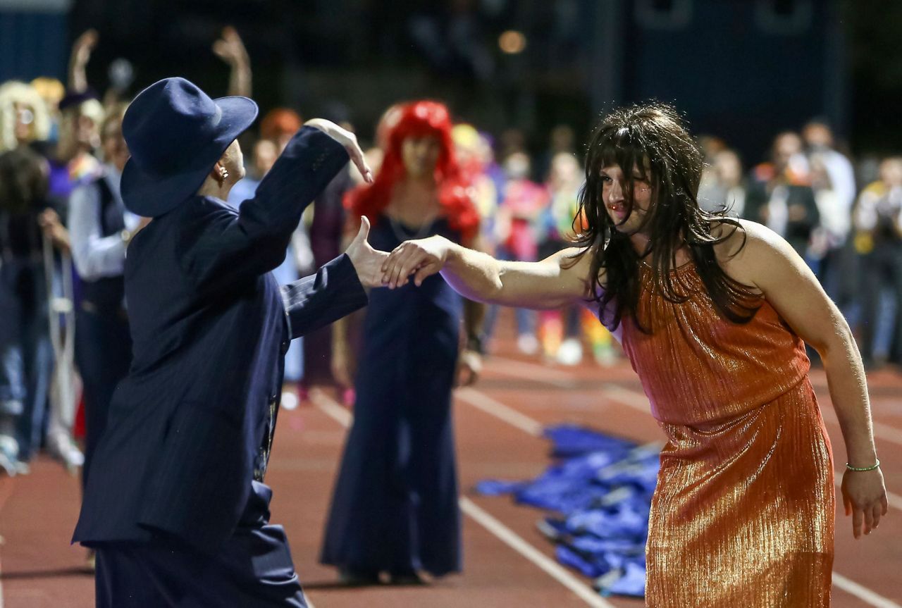 Hail, Mary! High school's halftime show is a drag pageant