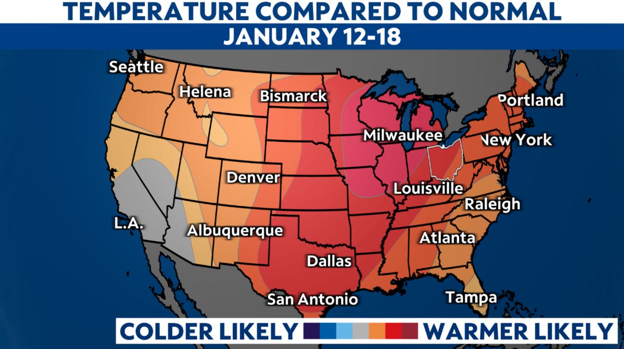 Our typical January chill has not shown up yet