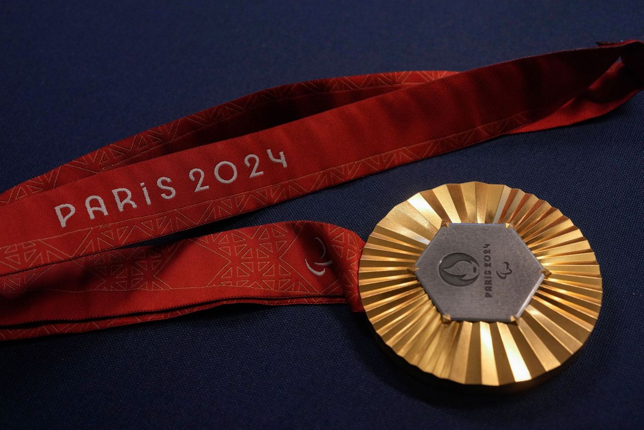 The Paris Olympics medals are monumental: They're made with metal ...