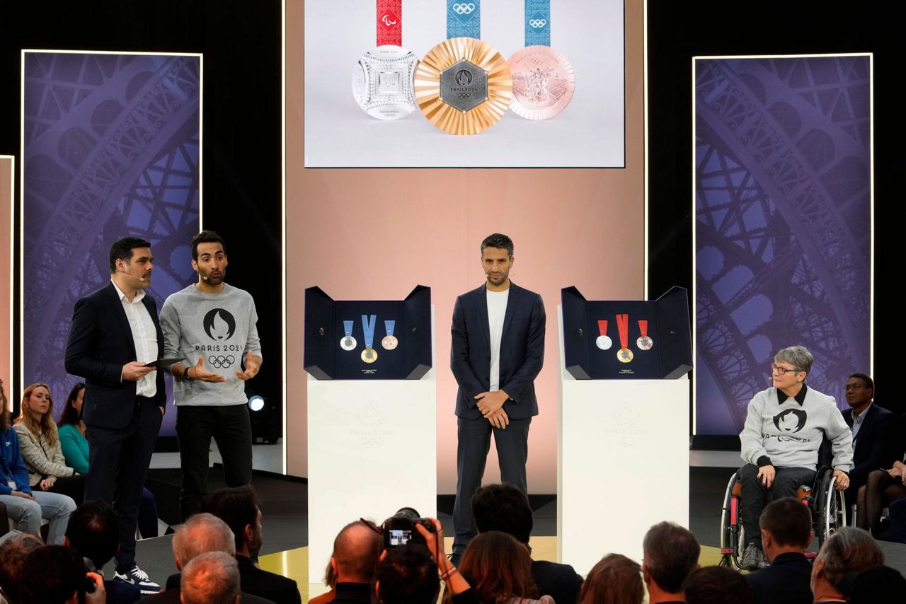 The Paris Olympics medals are monumental: They're made with metal ...