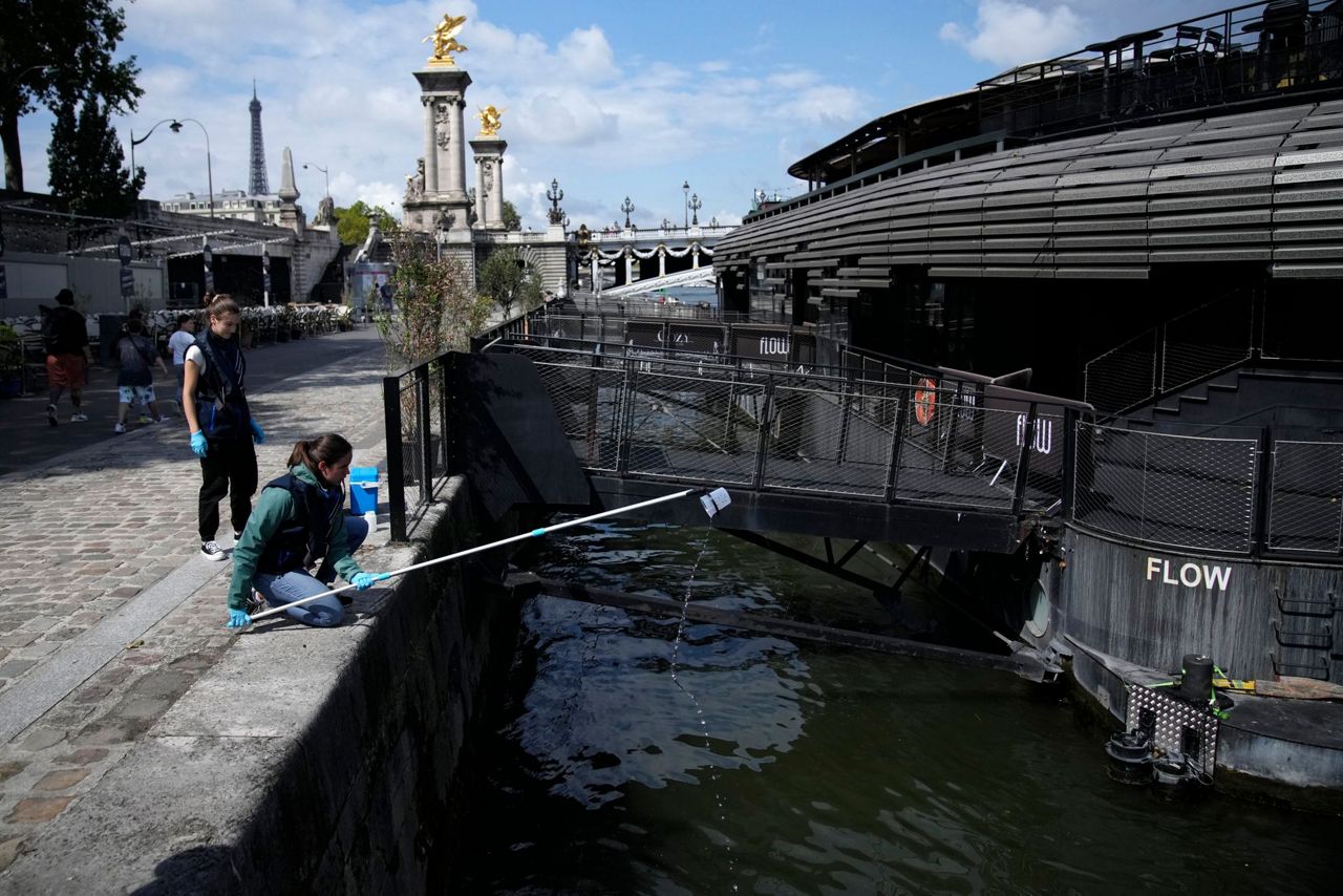 Paris' test for Olympic swimming in the Seine canceled due to poor ...