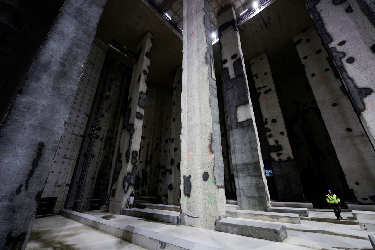 Paris inaugurates giant water storage basin to clean up the River Seine ...