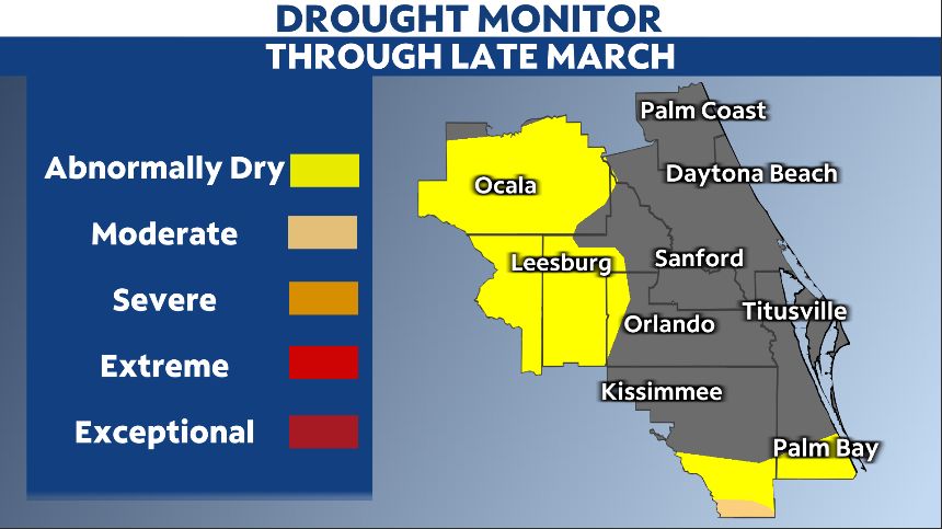 March rains put a big dent in the Florida drought