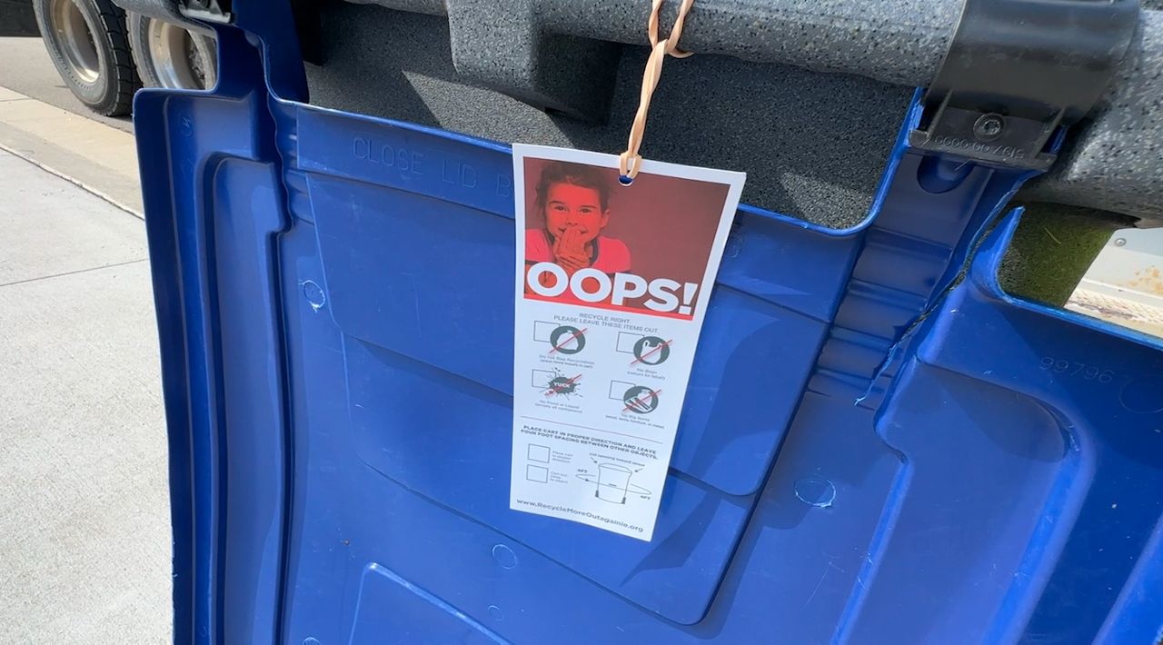 Recycling education in Outagamie County