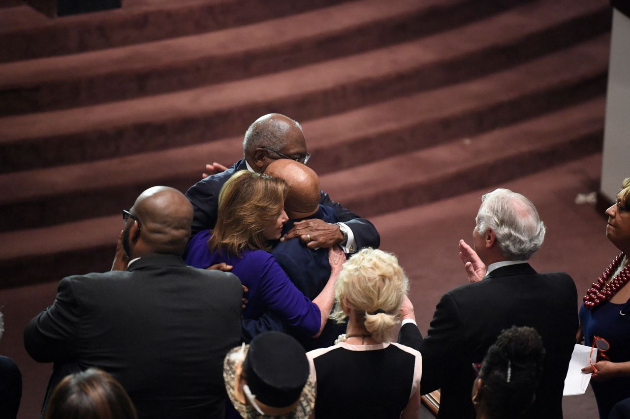 Leading Democrats gather for funeral of SC's Emily Clyburn