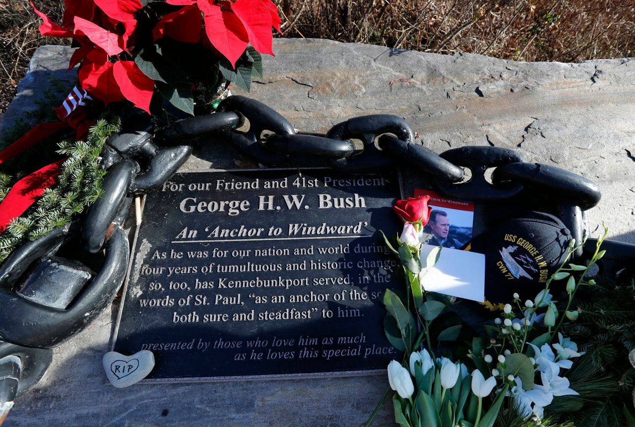 George H.W. Bush found peace, friendship in Maine
