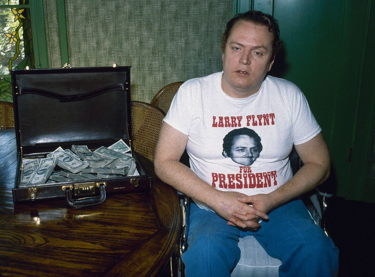 Hustler founder and First Amendment battler Larry Flynt dies