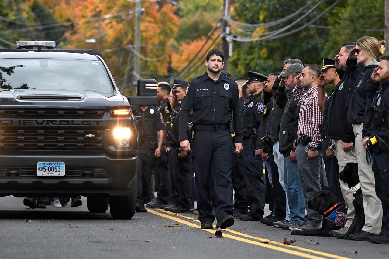 Police: 2 officers fatally shot, 3rd wounded in Connecticut