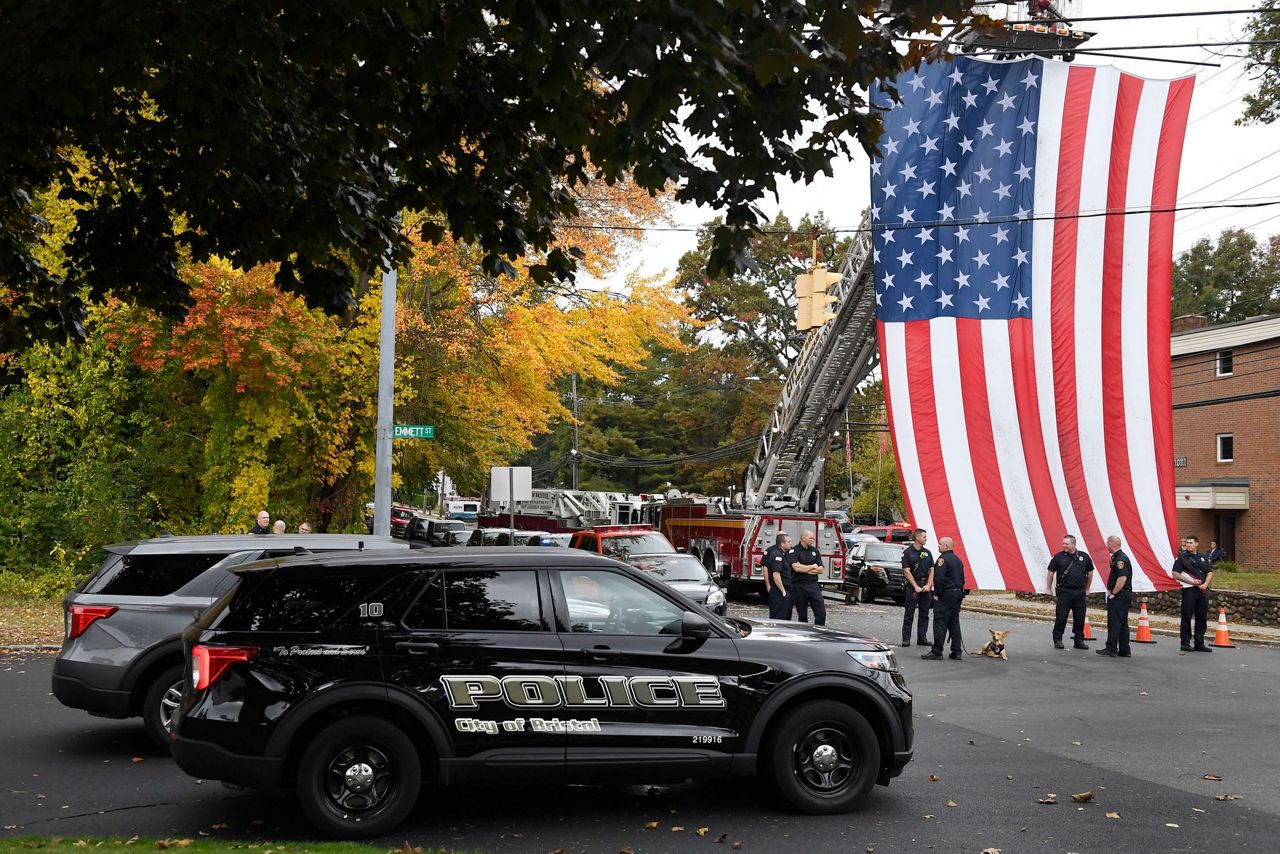 Police: 2 officers fatally shot, 3rd wounded in Connecticut