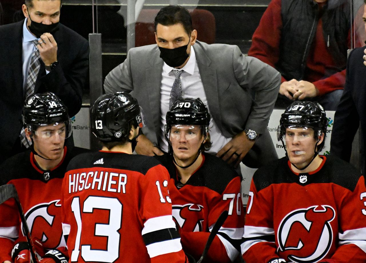 Devils coach Lindy Ruff tests positive, misses Oilers game