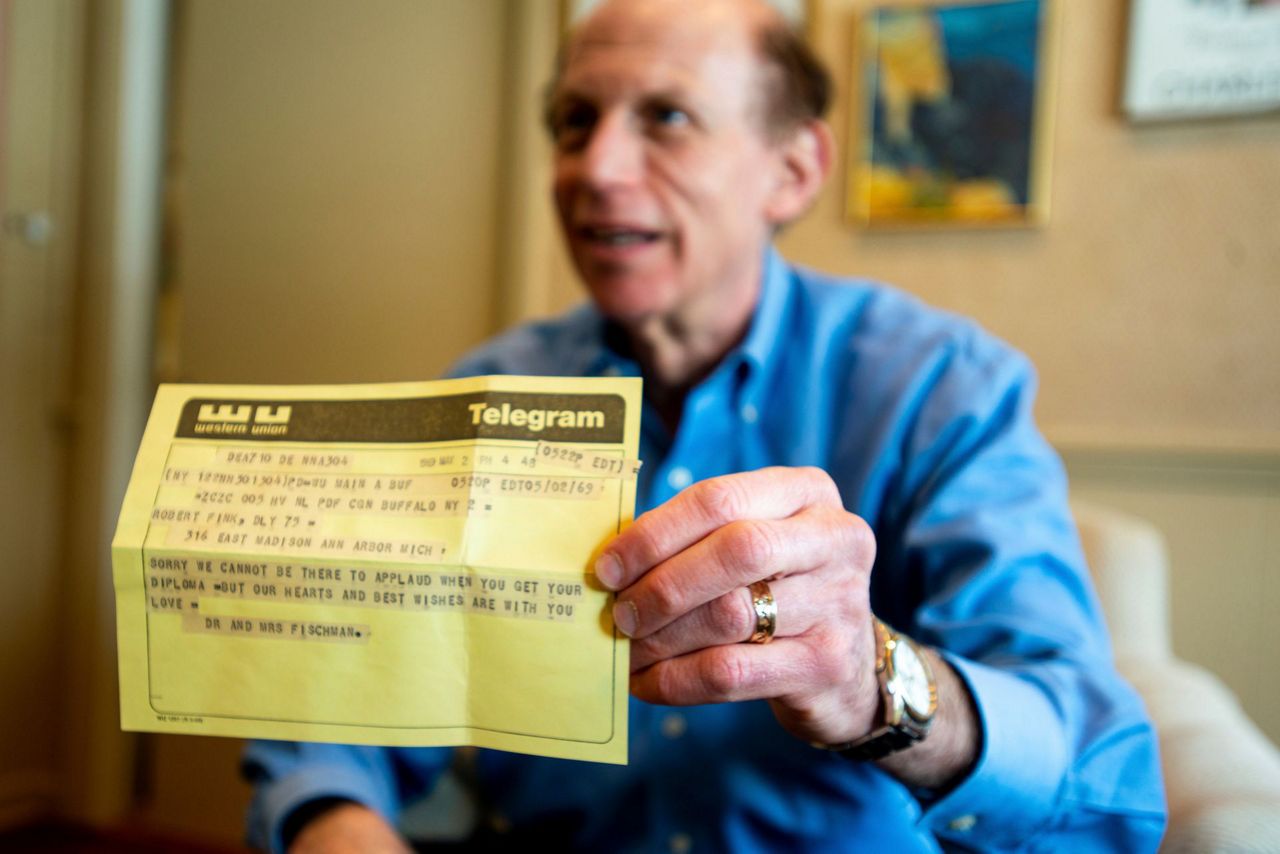 Michigan man receives congratulatory telegram 50 years later