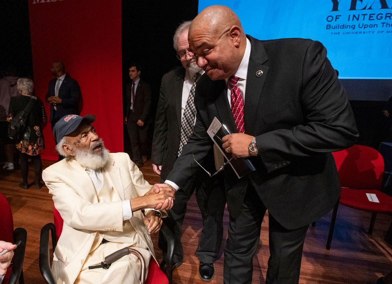 Ole Miss honors James Meredith 60 years after integration