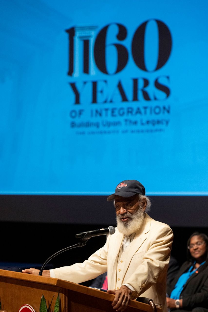 Ole Miss honors James Meredith 60 years after integration