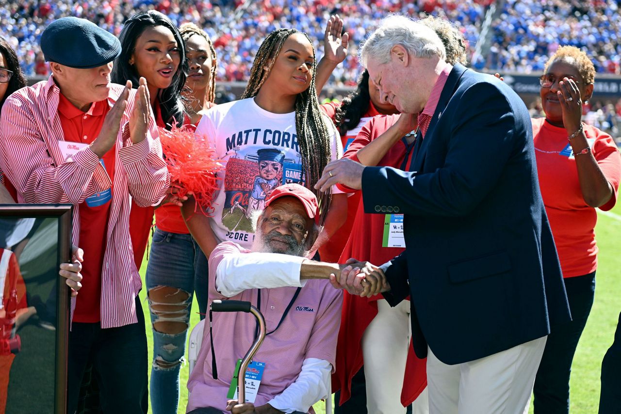 Ole Miss honors James Meredith 60 years after integration