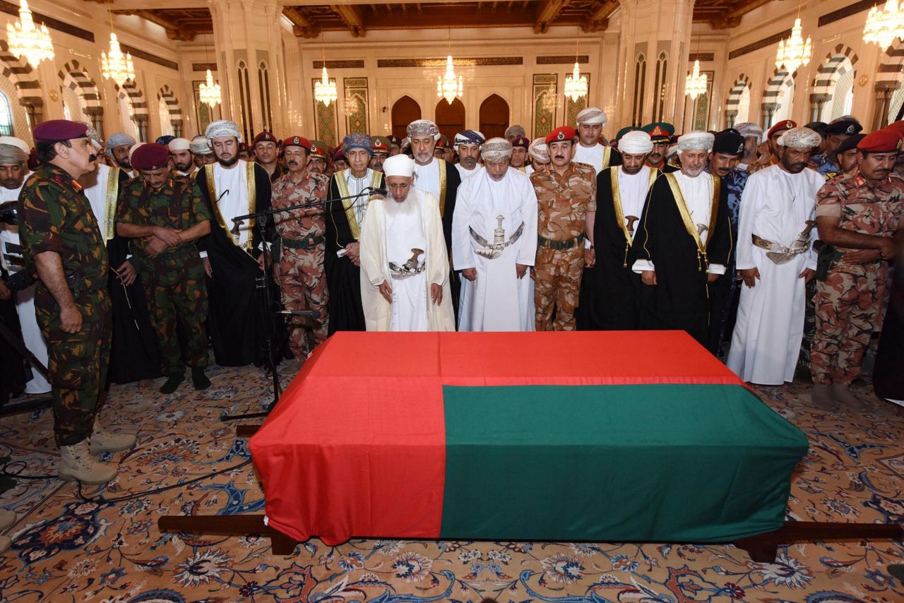 State media say Oman's Sultan Qaboos bin Said has died