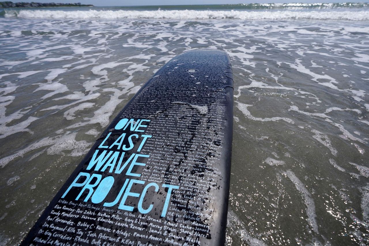 Surfer helps families honor loved ones with 'one last wave'