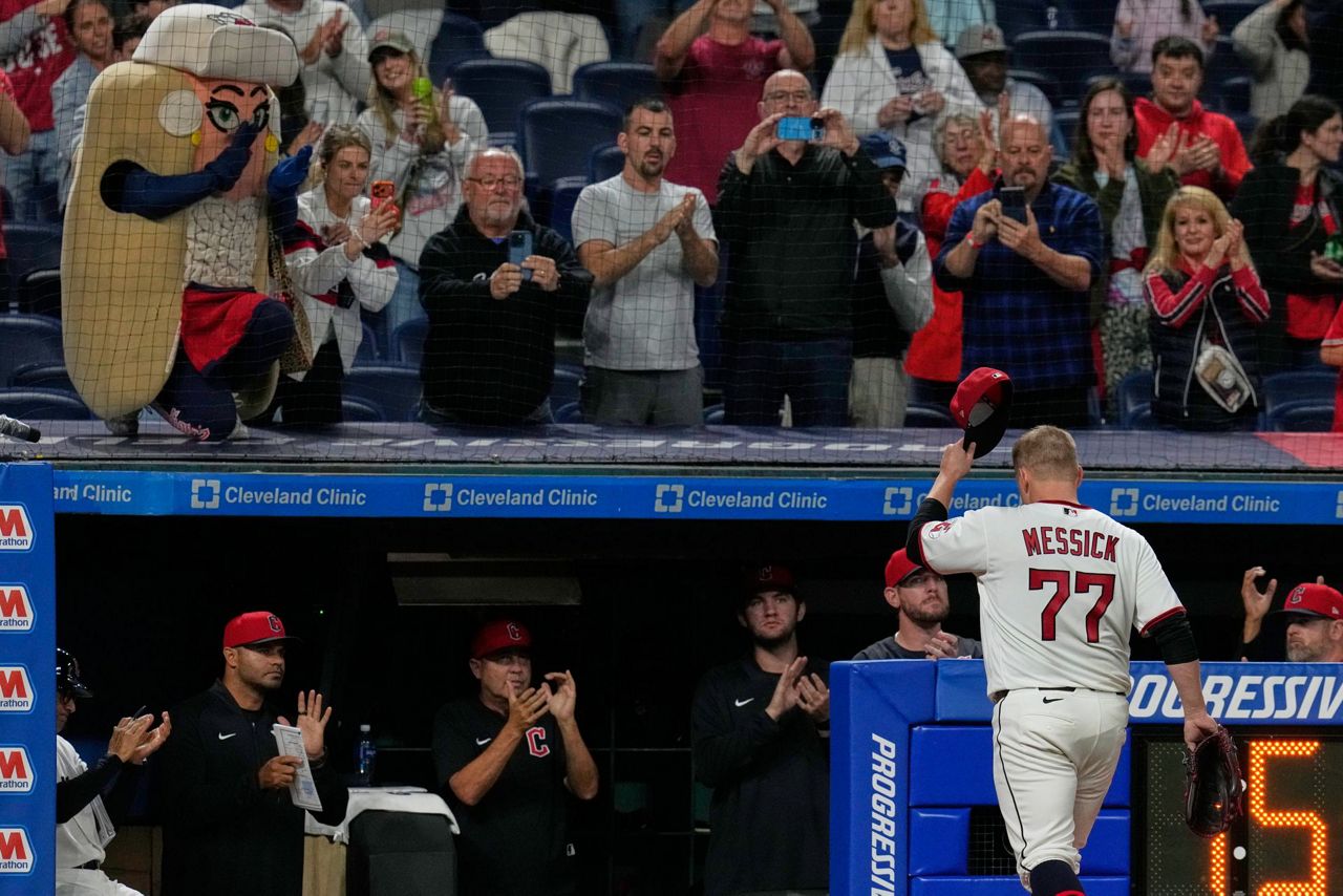 Guardians rookie Parker Messick has no-hitter through 6 innings against ...