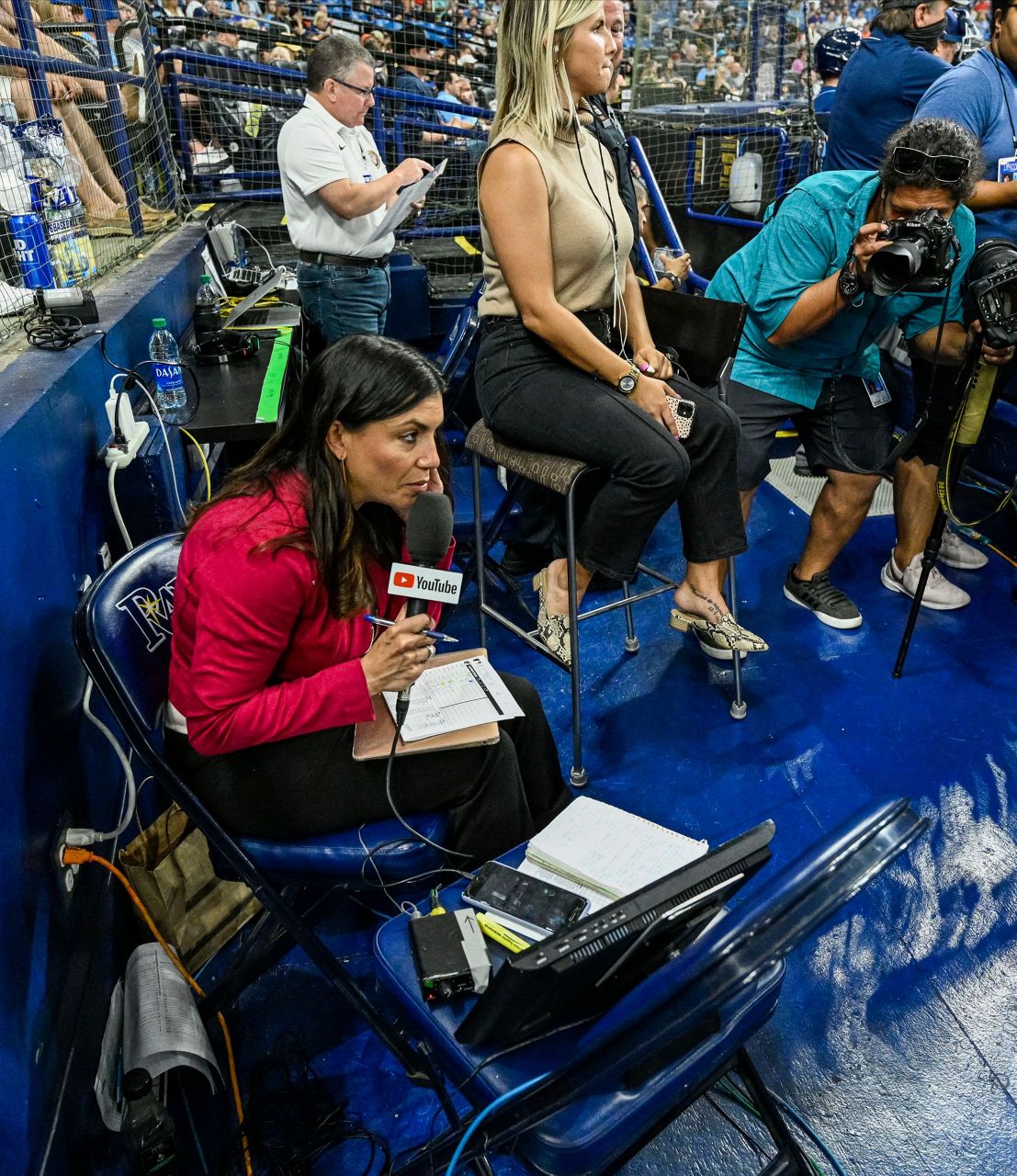 Her story: 1st time all-female broadcast crew calls MLB game