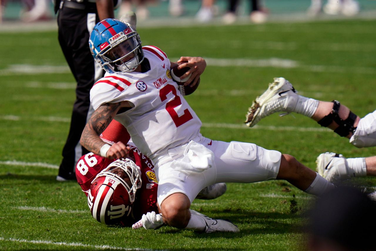 Corral, Ole Miss take down No. 7 Indiana in Outback Bowl