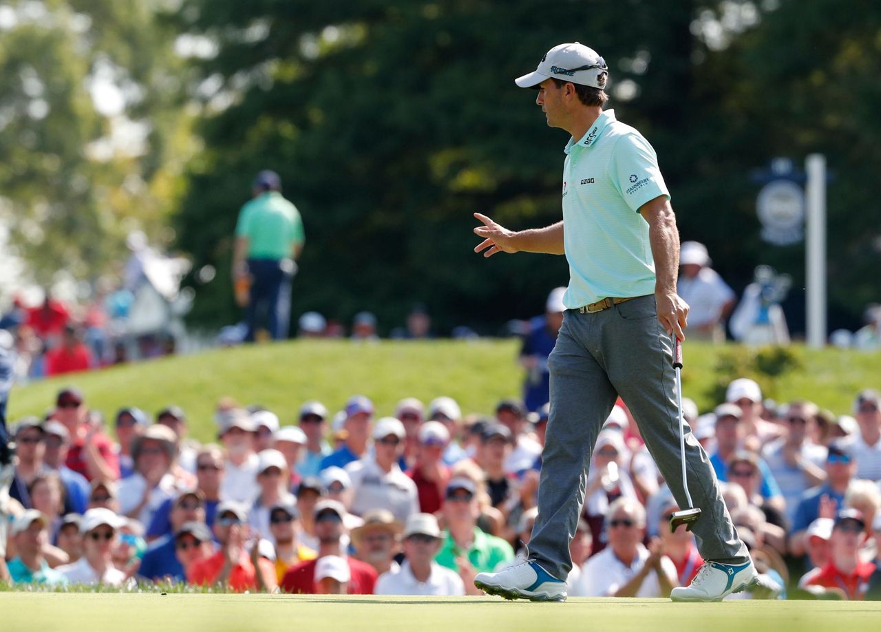 Woodland in front at PGA, with plenty of big names in mix