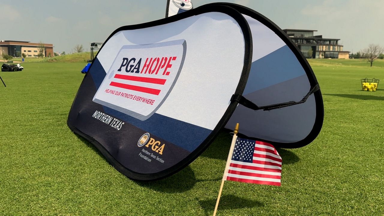 Veterans in Texas enjoying golf through PGA HOPE program