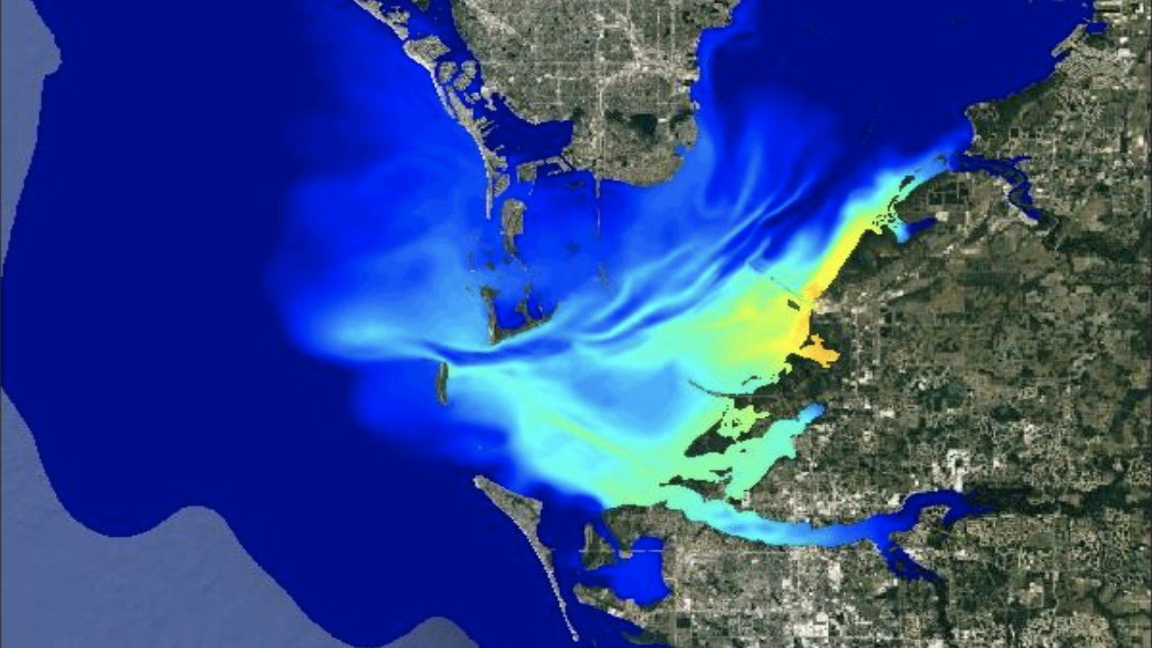 USF researchers predict Piney Point wastewater spread