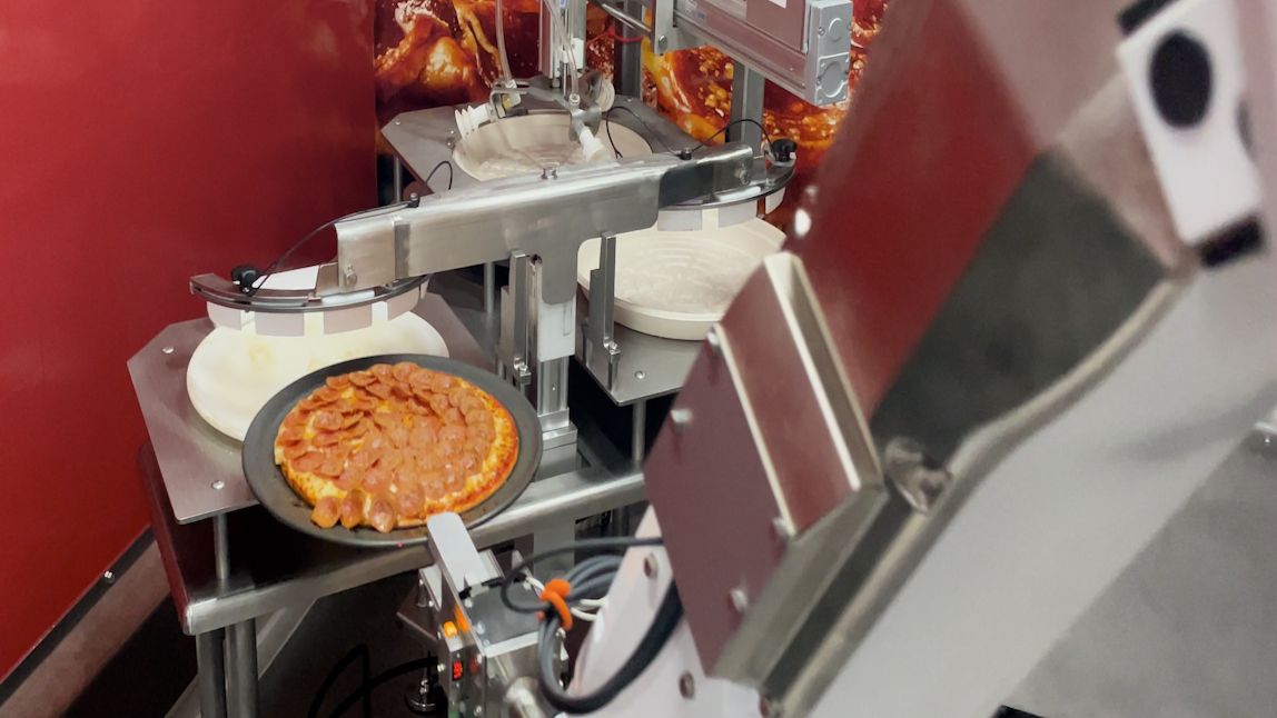 Robot-run pizza machine offers a slice of the future