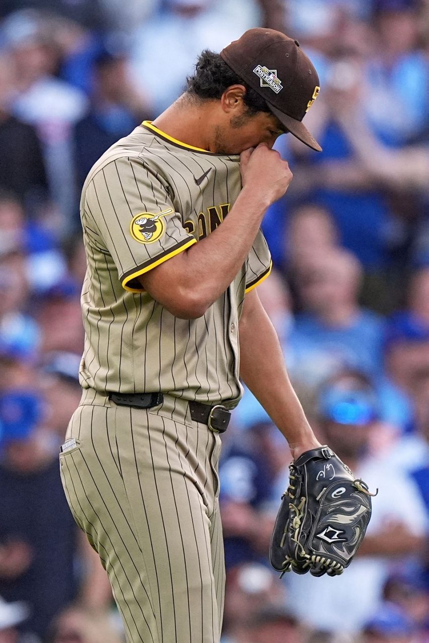 Darvish exits early, bats go quiet as Padres get bounced from playoffs ...