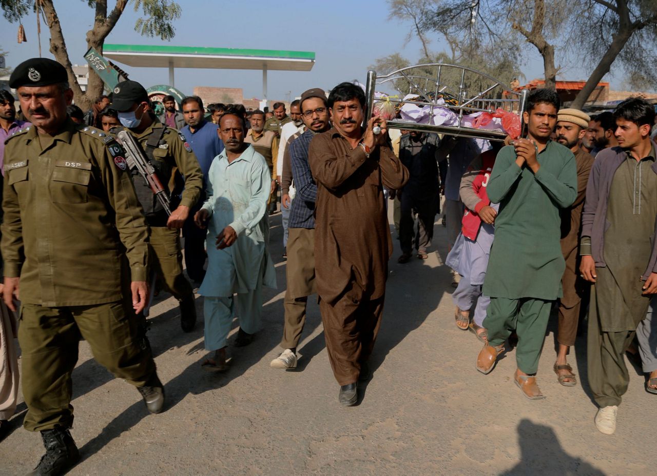 Man accused of blasphemy stoned to death by mob in Pakistan